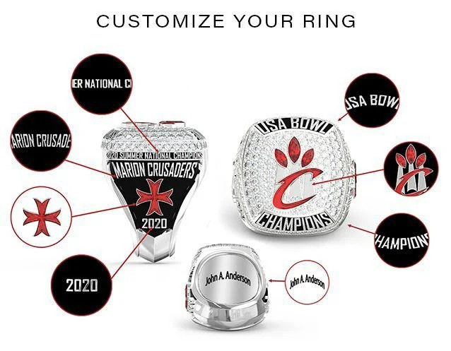 Personalized Fan Replica Nba Championship Rings
