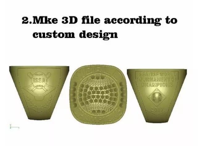 2021 Tournament Steel Youth Usssa Baseball Championship Rings