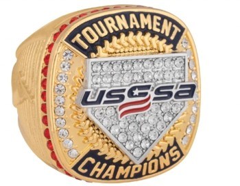 Custom Youth Baseball Championship Rings USSSA Finalist Rings, Runner ...